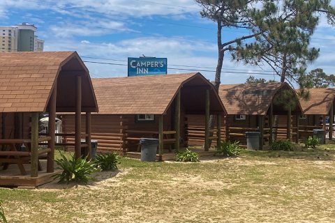Cabins at Campers Inn | Panama City Beach Cabin Rentals